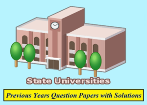 State Universities Question Papers - Download Free PDF