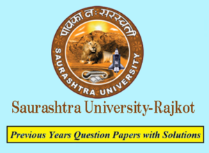 Saurashtra University-Rajkot Previous Question Papers Download
