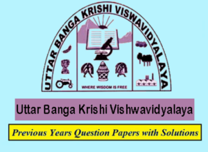 Uttar Banga Krishi Vishwavidyalaya Previous Question Papers | Download ...