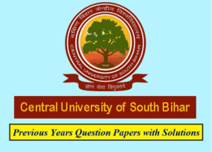 Central University of South Bihar Previous Question Papers Download