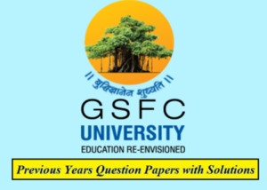 GSFC University Solved Question Papers Download PDF – University Paper ...