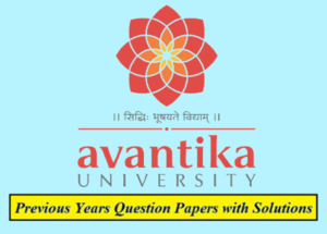 Avantika University Solved Question Papers Download PDF