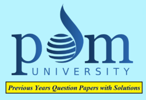 PDM University Solved Question Papers Download PDF – University Paper India
